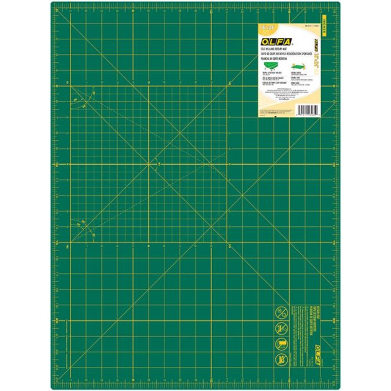 Rotary Cutting Mat 18"x24" OLFA Olfa-1160074 1 - Colorful Quilting ...