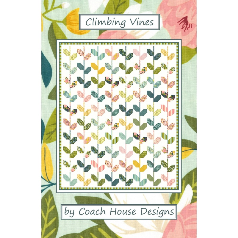 Climbing Vines Quilt Pattern - Colorful Quilting Fabric, Precut Fabric ...