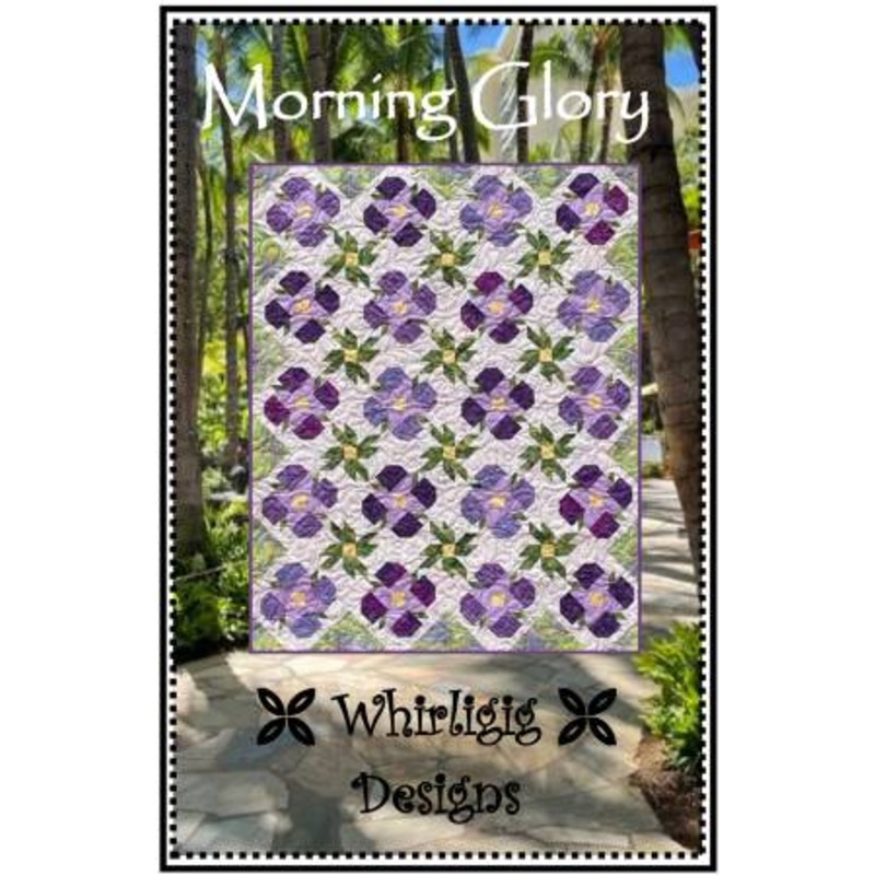 Morning Glory Pattern - Colorful Quilting Fabric, Precut Fabric, and ...