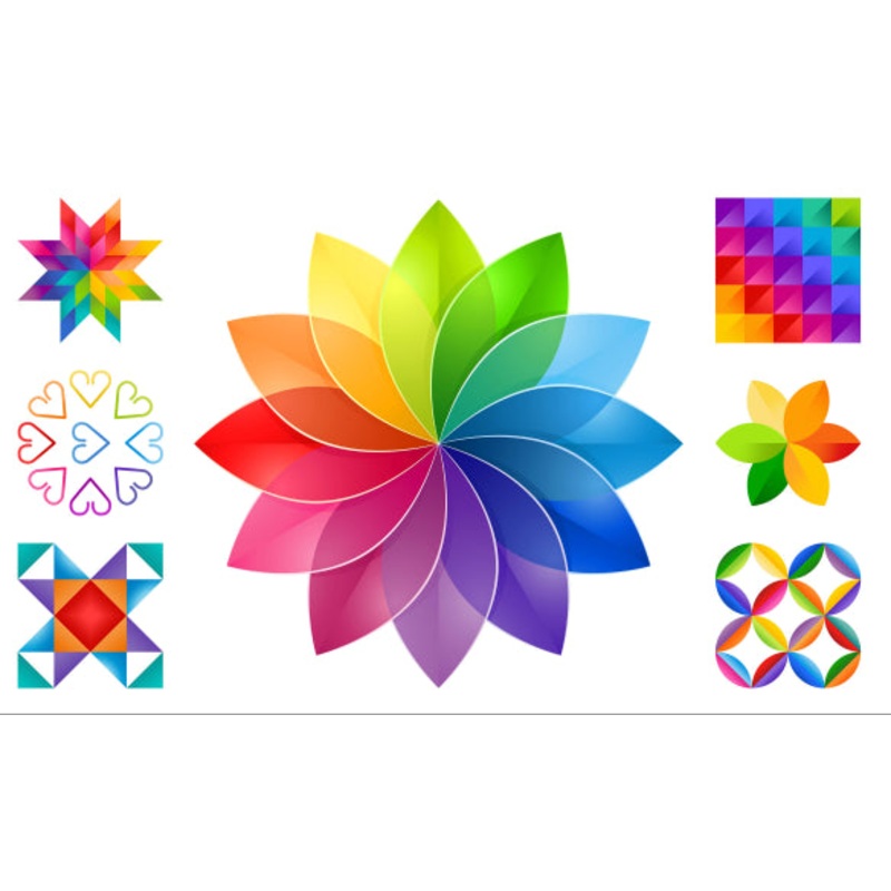 Color Play Color Sphere 24" x 43" Panel - Colorful Quilting Fabric ...