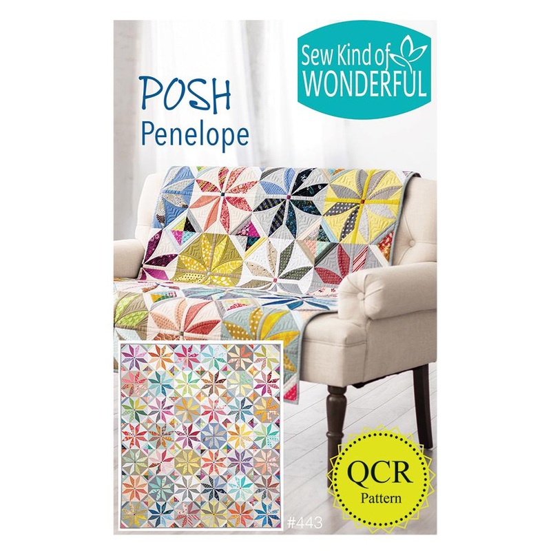 Posh Penelope Pattern - Colorful Quilting Fabric, Precut Fabric, and ...