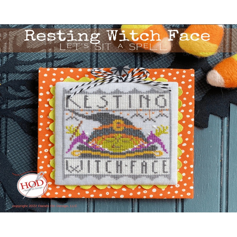 Resting Witch Face by Hands on Design Paper Pattern - Colorful Quilting ...