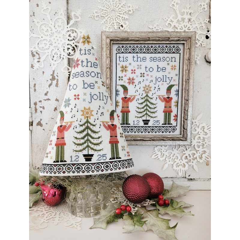 Eleventh Day of Christmas Sampler and Tree Cross Stitch by Hello Liz ...