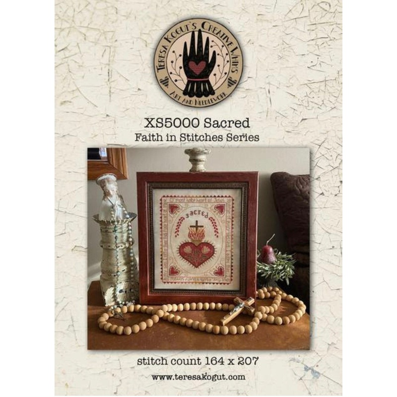 Sacred - Faith in Stitches Series Cross Stitch by Teresa Kogut - Paper ...