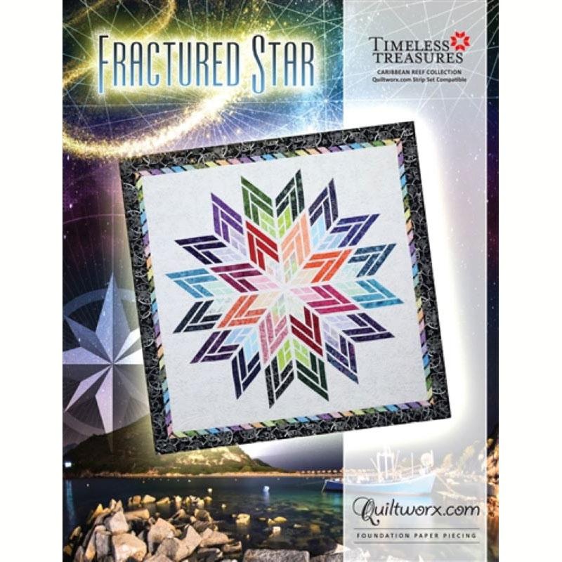 Fractured Star Pattern by Judy Niemeyer - Colorful Quilting Fabric ...