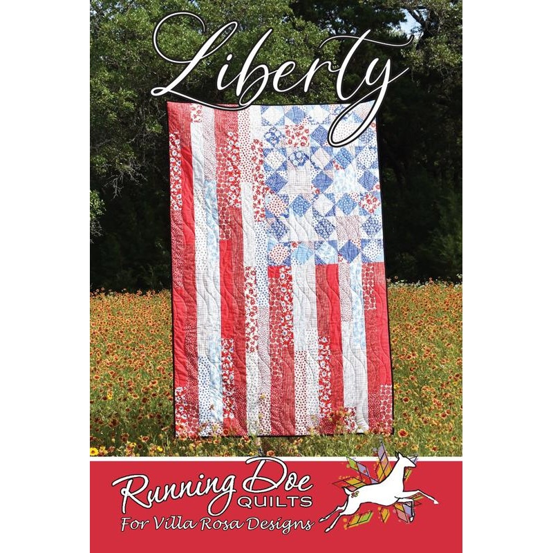 Liberty Pattern - Villa Rosa Designs - Colorful Quilting Fabric, Precut ...